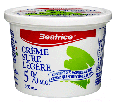 Beatrice | Quebec | | Crème sure 5 % 500 mL